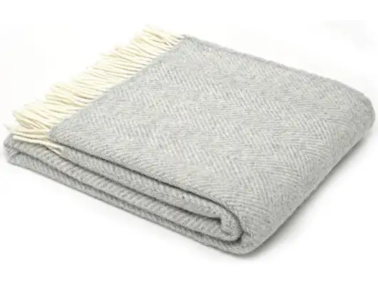 Big Super Chunky Pure Solid Woven 100 Merino Wool Throw Thick Woolen ...