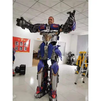 Optimus Prime Led Robot Suit Adult Robosen Bumblebee Party Cosplay ...