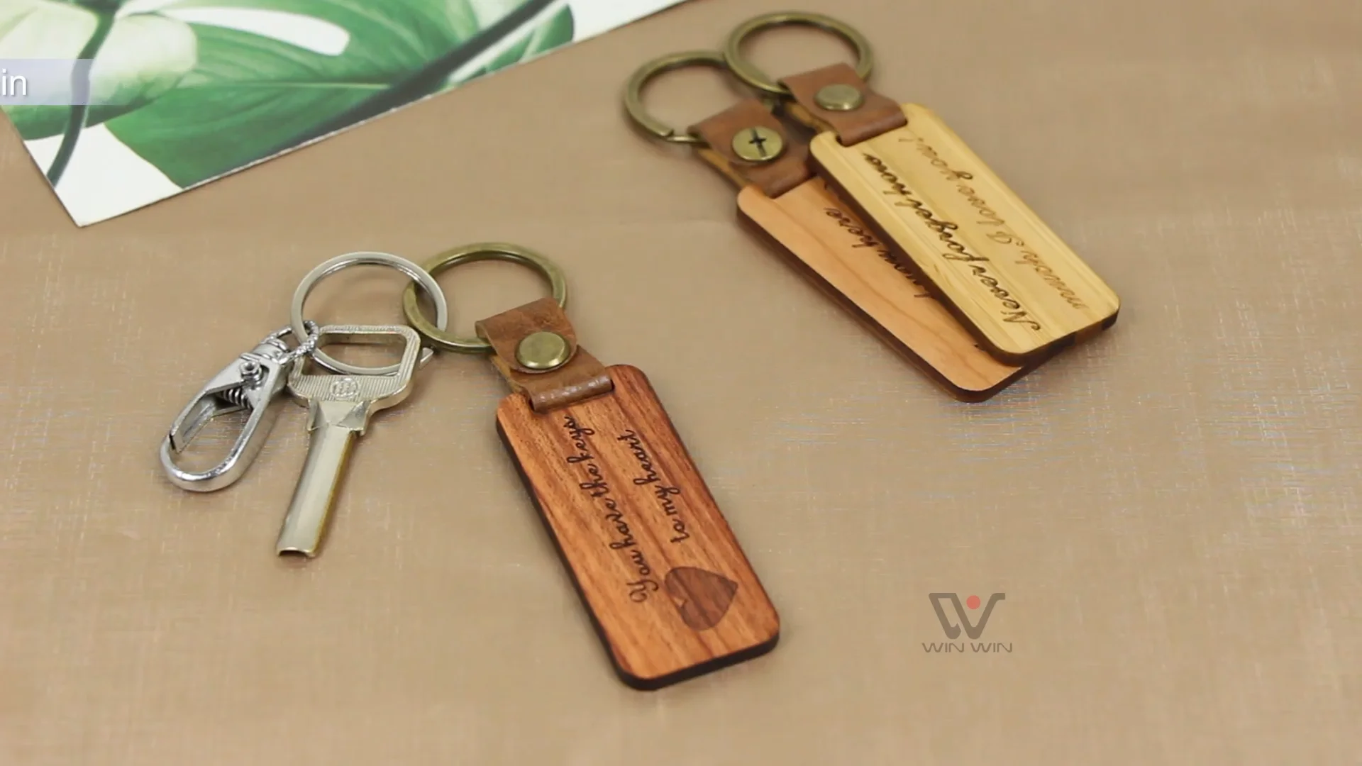 Wholesale 2024 New Design Metal Wooden Keychain Key Holder Blank ...