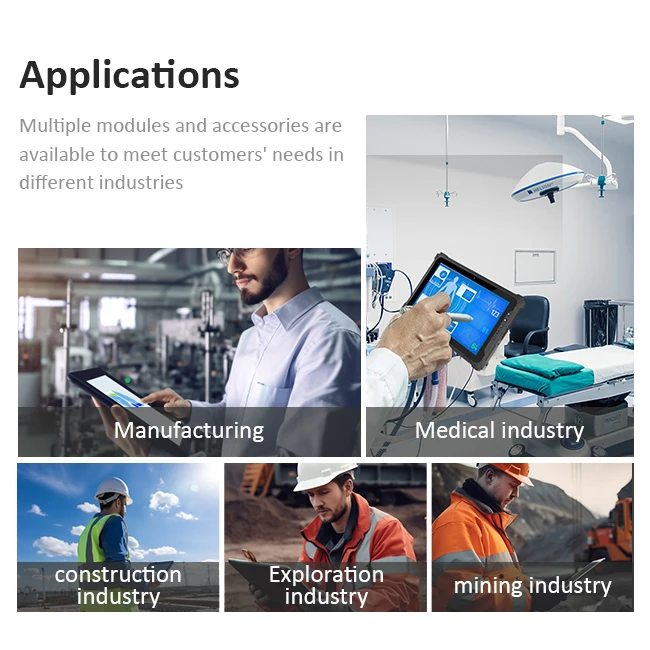 Industrial Tablet 10 Inch Atex Zone2 Ip65 Waterproof Ruggedized Tablet ...