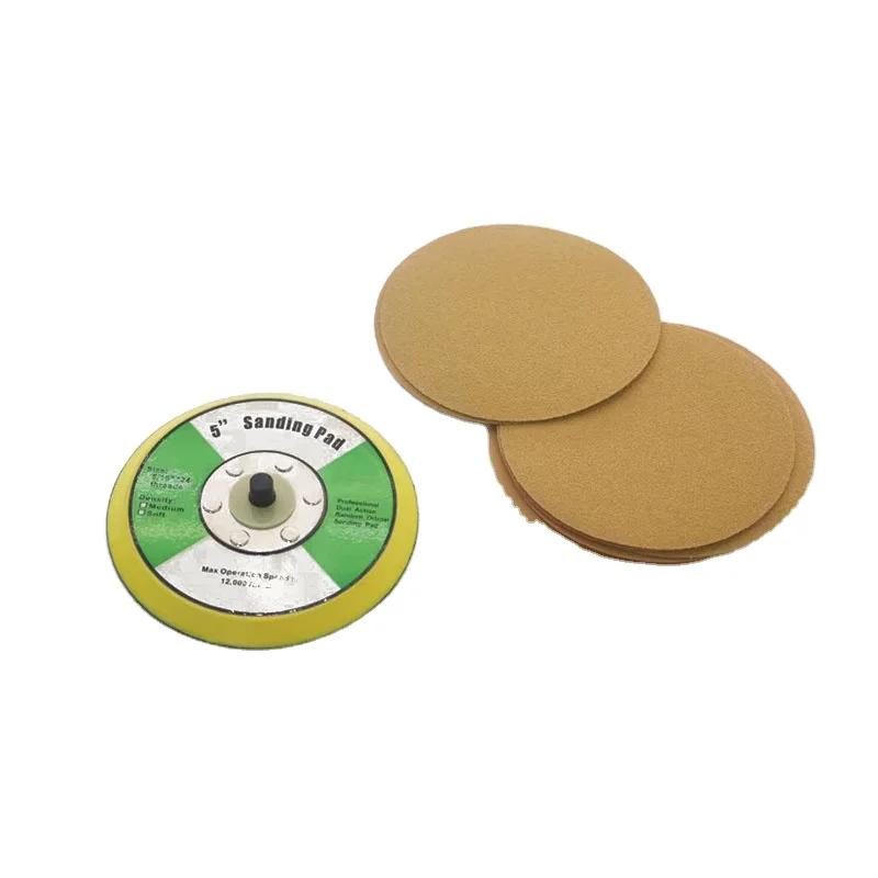5 Inch 6inch No Holes 100mm Hook and Loop Sandpaper Disc Sanding Disks ...