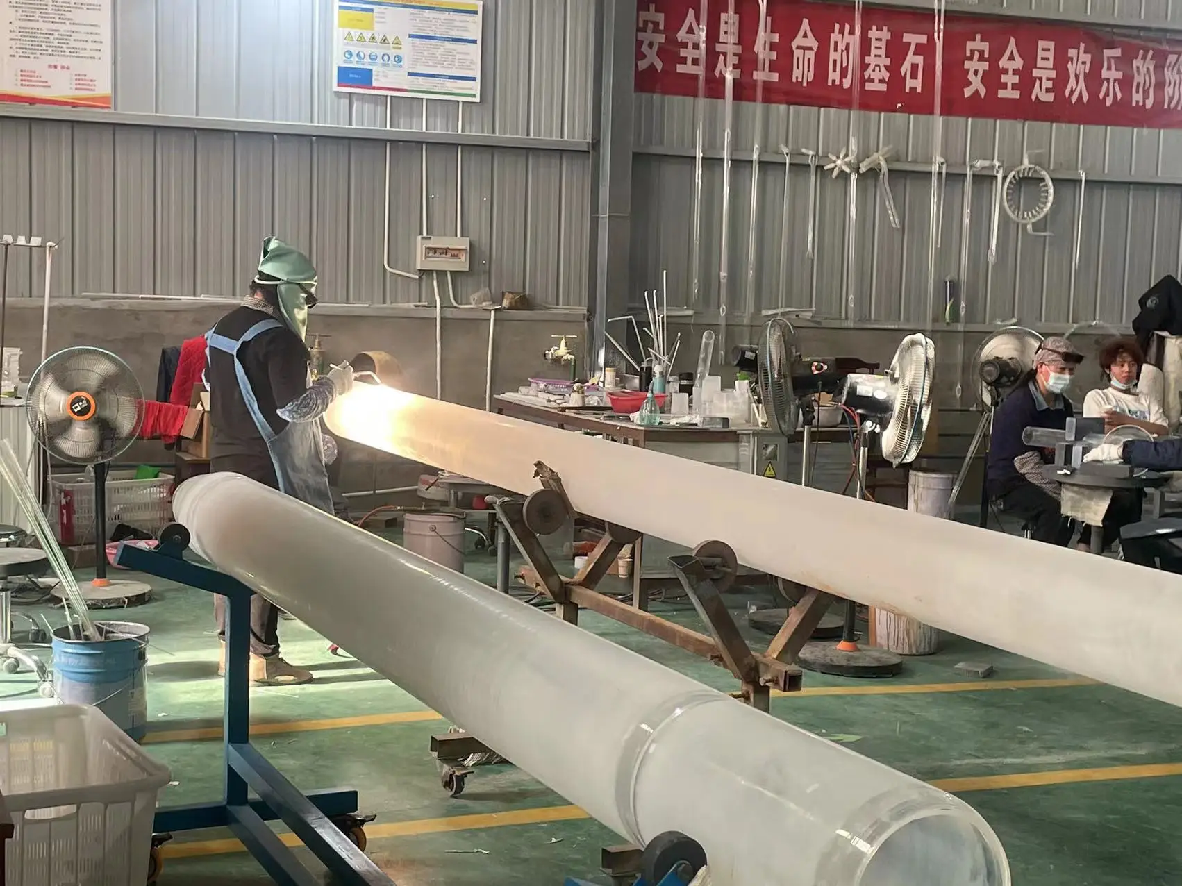 Heat Resistant Glass Tube Quartz Tube Customized Size Clear Quartz Pipe ...