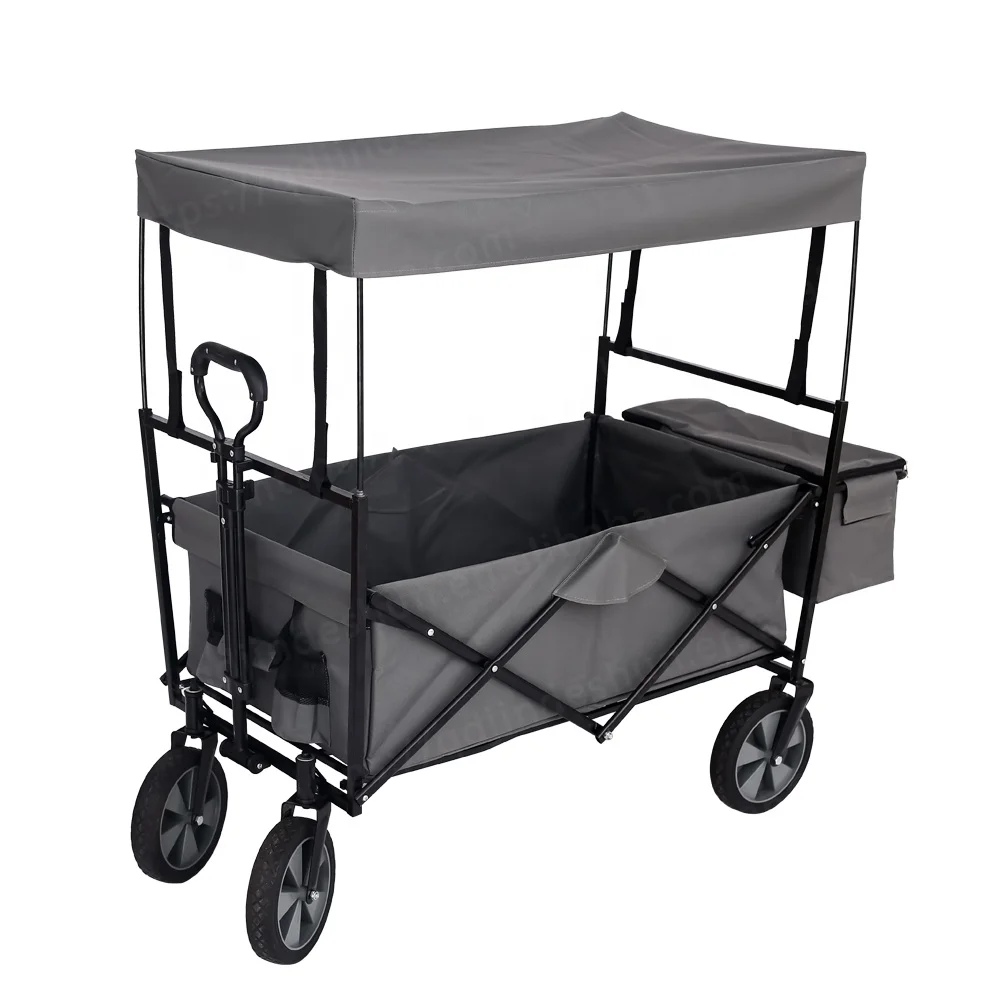 8 Inch Four Wheels Kids Stroller Collapsible Beach Utility Camping ...