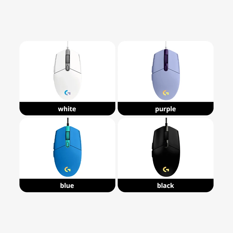 Logitech G102 Wired Gaming Mouse - Precision and Ergonomics