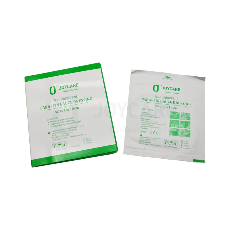 10x10cm Compress Medical Sterile Burn Dressing - Vaselin Gauze Swab for ...