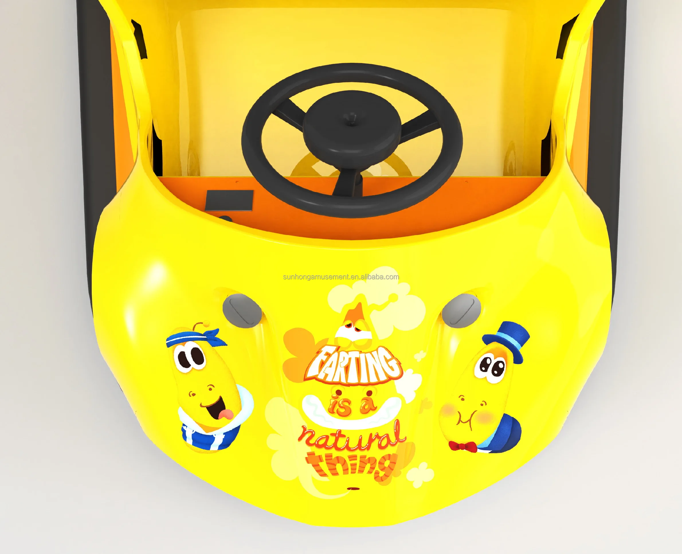 Larva Bumper Car-Fiberglass Material for Outdoor & Indoor Use for ...