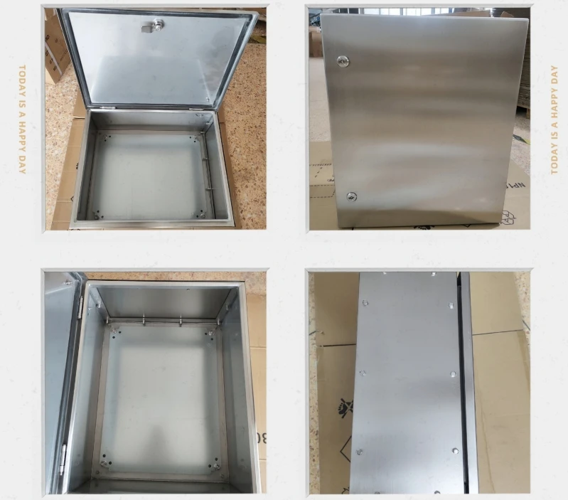 SS304 SS316 Stainless Metal Enclosure Panels for Electrical Distribution
