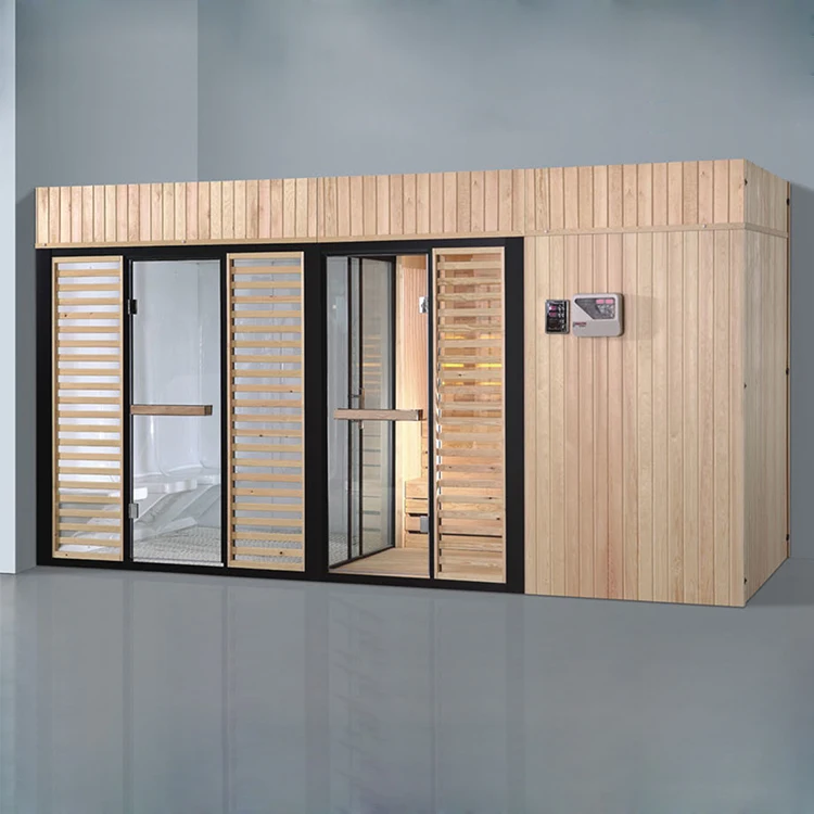Steam Sauna Combo Prefab Houses - Modern Luxury Far Infrared