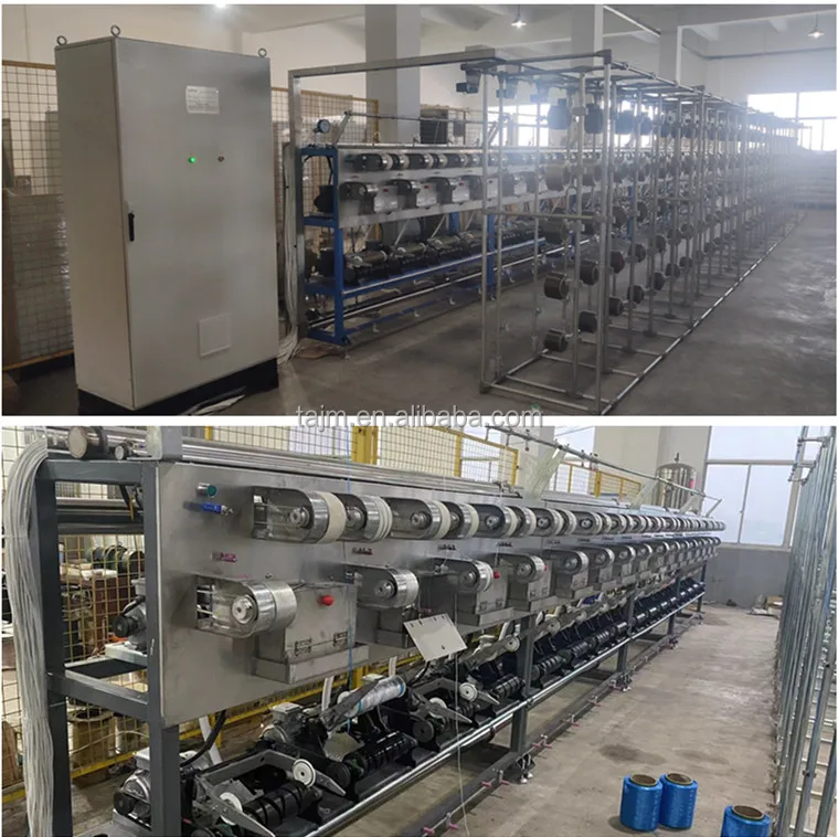 Taslan ATY Yarn Processing Line/ Air Texturing Mat Thread Making ...