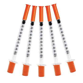 1ml Insulin Syringe Factory Medical Disposable Insulin Pen 1ml 0.5ml 0 ...