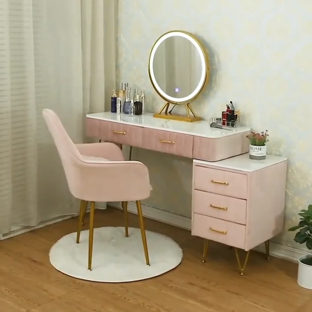 Modern Light Luxury Simple Bedroom Bedside Storage Cabinet Integrated ...