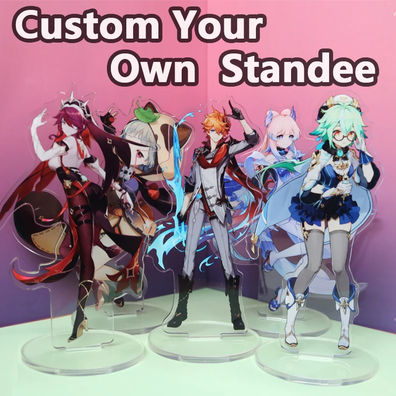 Figure Genshin Impact Clear Custom Acrylic Stand Model Plate Desk Decor ...