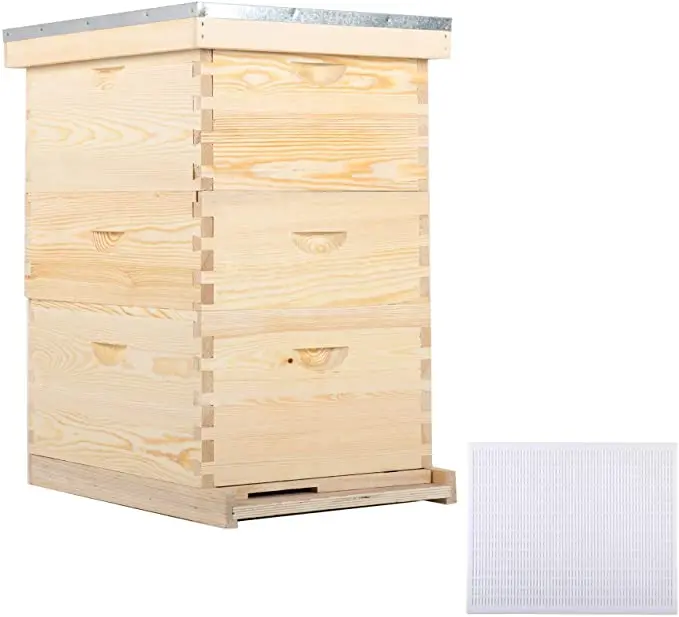 Double Layers Deep Frames Langstroth Beehive - Easy Bee Raising