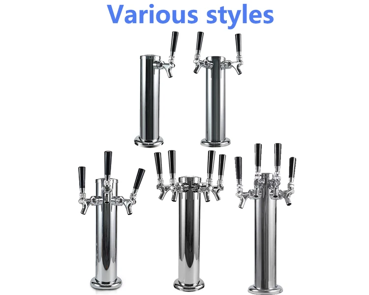 Stainless Steel Draft Beer Cooler Machine Beer Tower Dispenser With ...