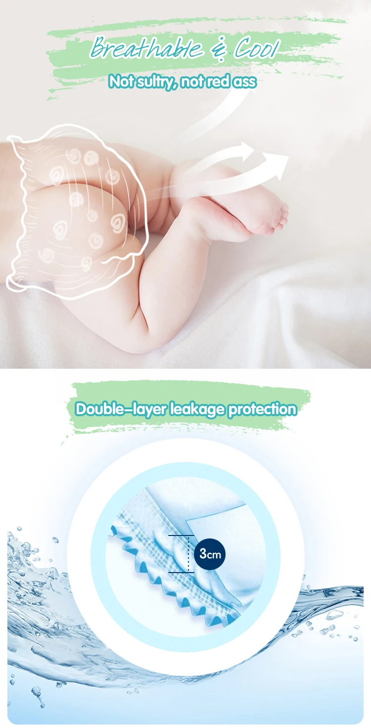 Russia Baby Diapers Disposable Diapers Pants Best Quality Skin-friendly ...