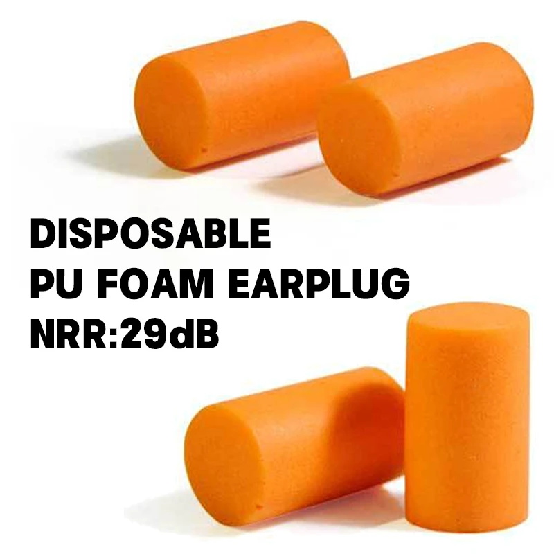 Cylinder-shaped Disposable Earplugs - 29db NRR for Pharmacy