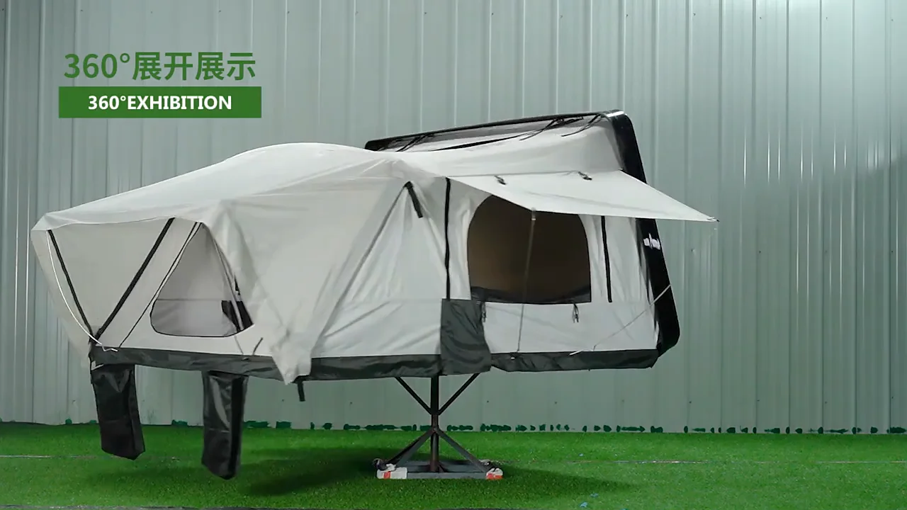 4 Person Car Rtt Aluminum Hard Shell Luggage Rack Outdoor Travel ...