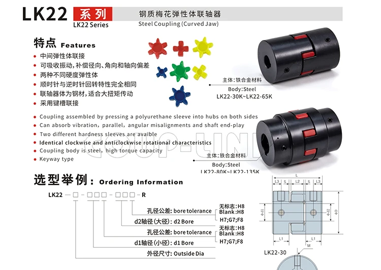 Top Sale Marine Propeller Flexible Square Steel Spider Shaft Coupling ...