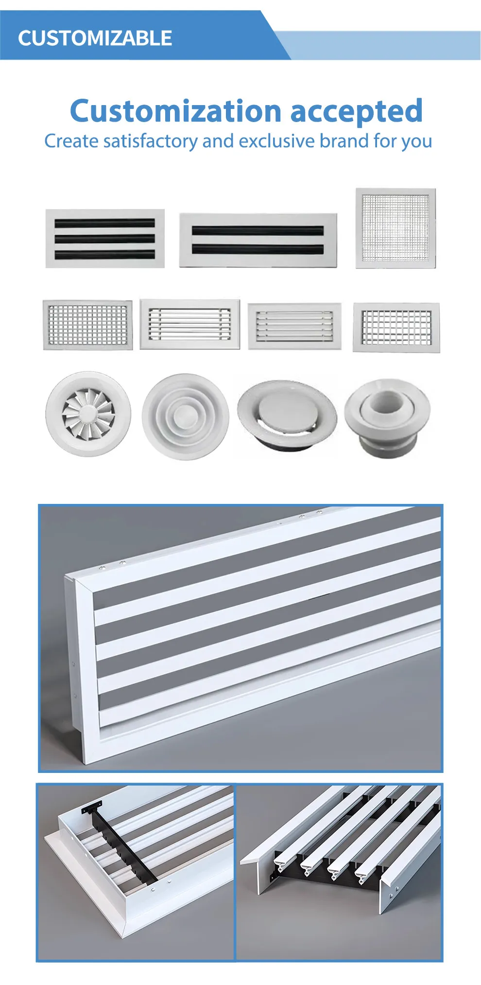 HVAC Linear Slot Diffuser - Stylish & Efficient Ventilation