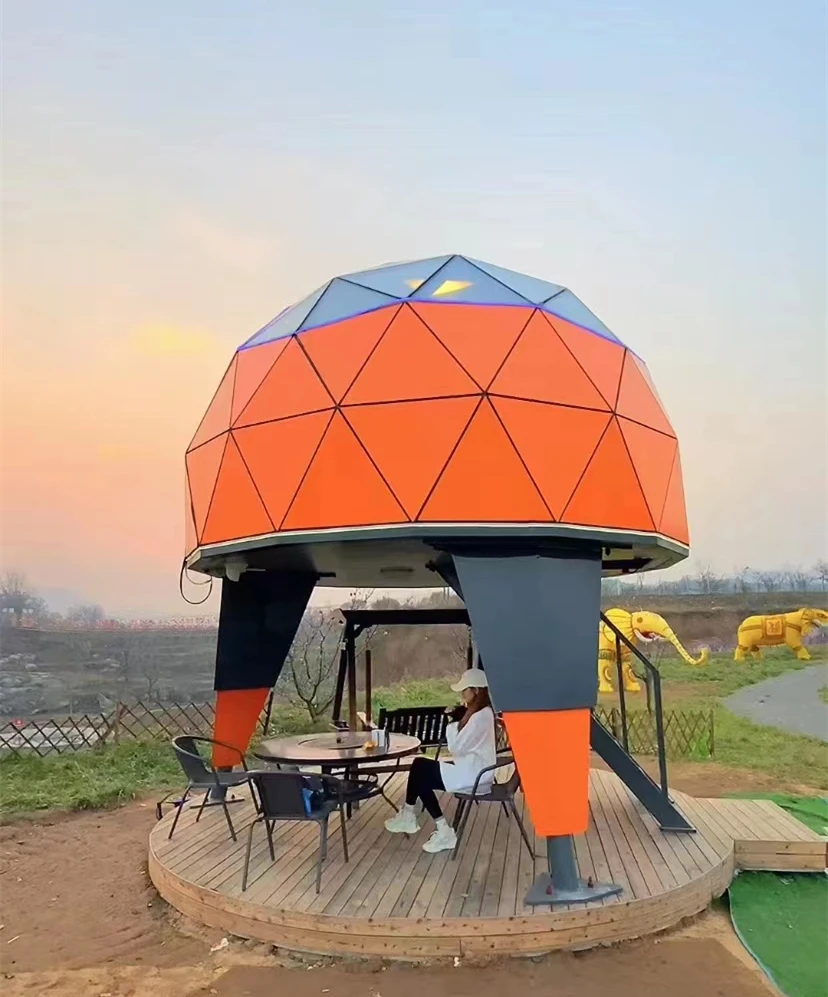 Star Capsule Tent - Double Storey Geodesic Dome for Hotels