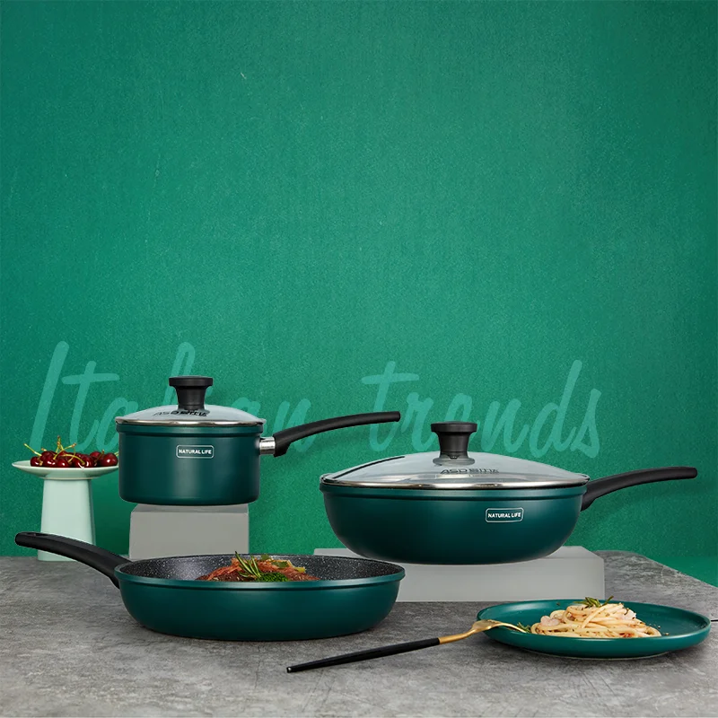 ASD Non Stick Pot Set - Versatile Cookware for Induction