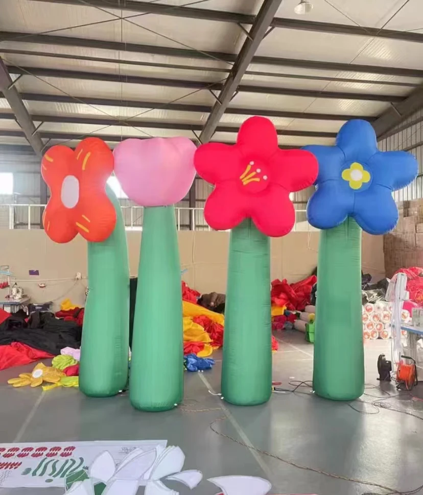 Newly Design Inflatable Flower Bouquets Inflatable Model Lighting ...