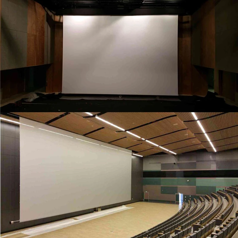200 Inch Motorized Retractable Projector Screen with Control