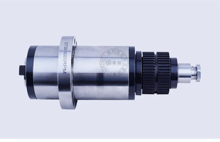 6000rpm 90mm Cylinder Milling Belt Drive Atc Spindle Bt30 Cnc Router ...