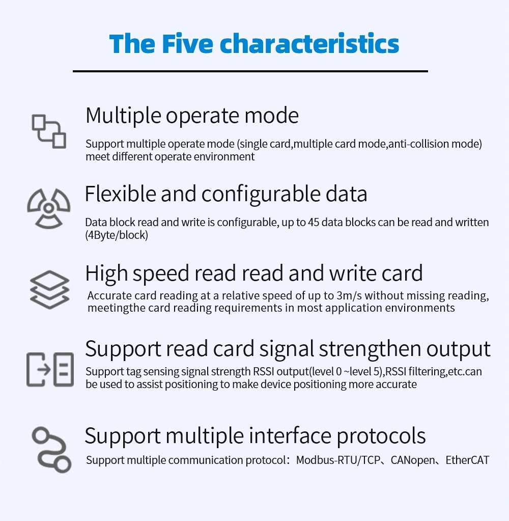 AGV Automation Industrial RFID Position Sensor Reader