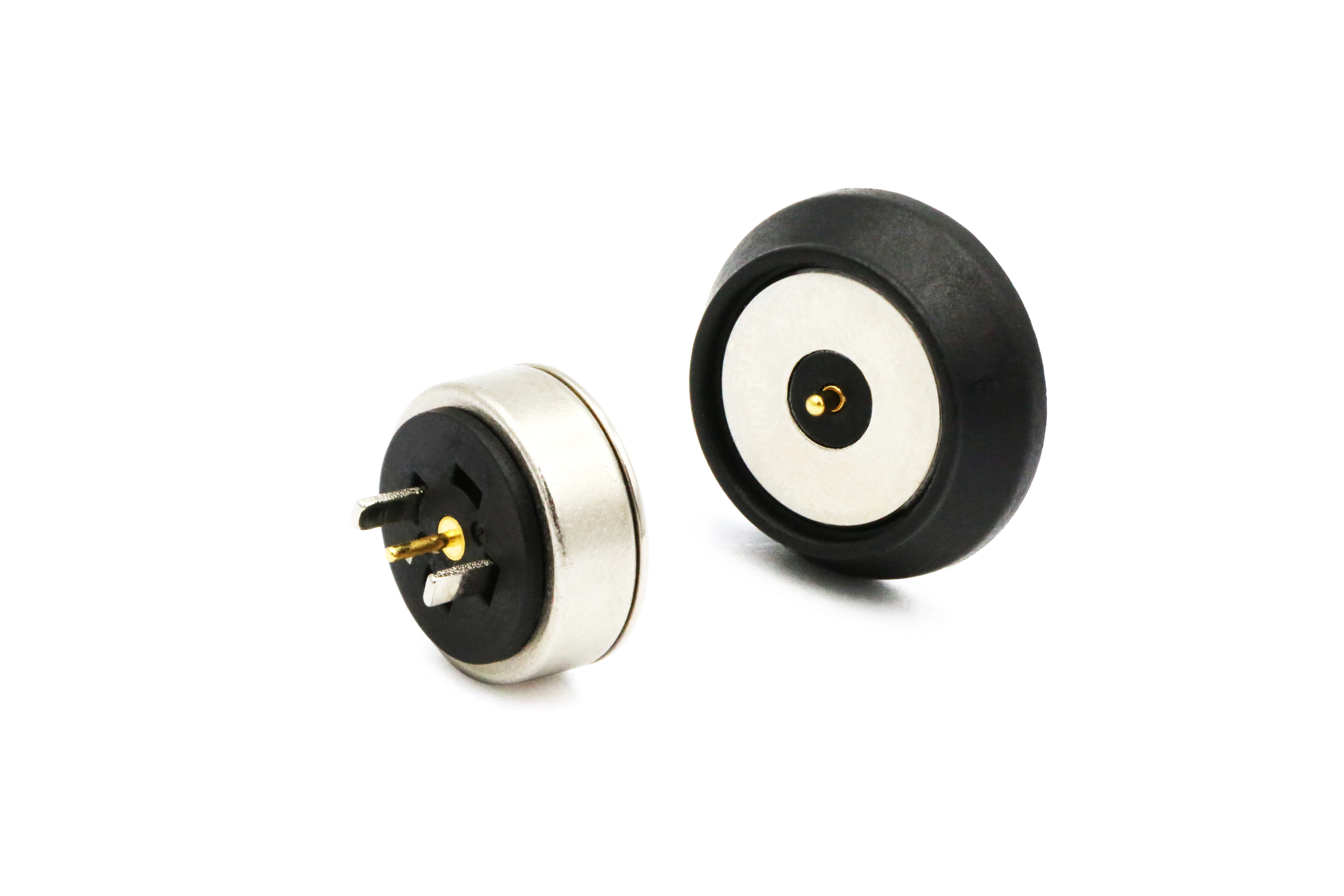 Magnetic Pogo Pin Connector With Mini Pcb 2 Pin Male Female Round ...