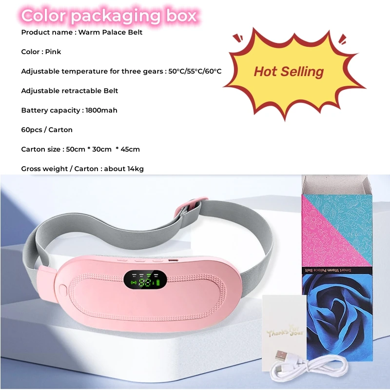 Electric Period Cramp Massage Vibrator - Relief & Warmth
