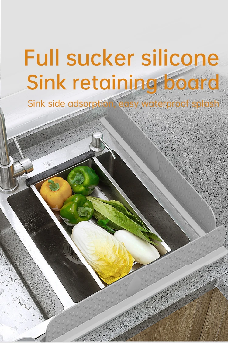 Factory Outlet Kitchen Sink Water Baffle Sink Countertop Splash Damper ...