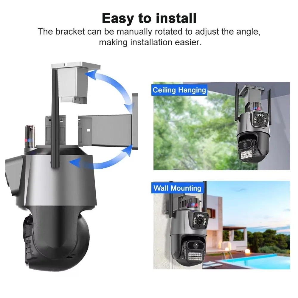 2025 New CCTV Camera System Yiiot V360 - Security Cameras Wireless Outdoor
