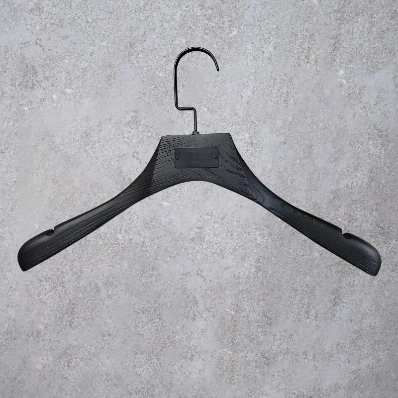 Fraxinus Mandshurica Customized Brand Jacket Hangers Dress Hanger For ...