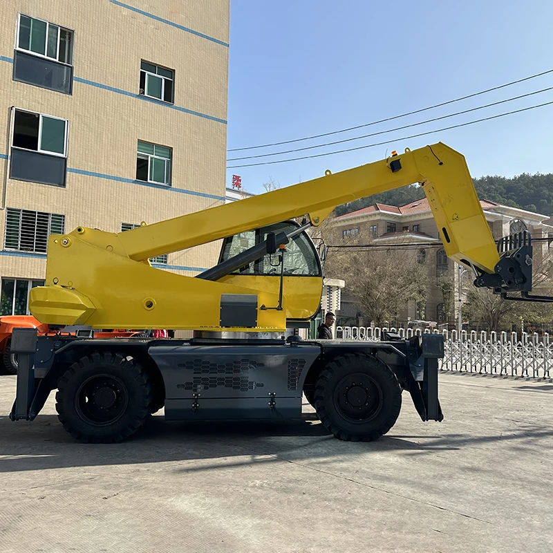 Telescopic Boom Crane Telehandler 5 Ton 5000kg 17m Telescopic Forklift ...