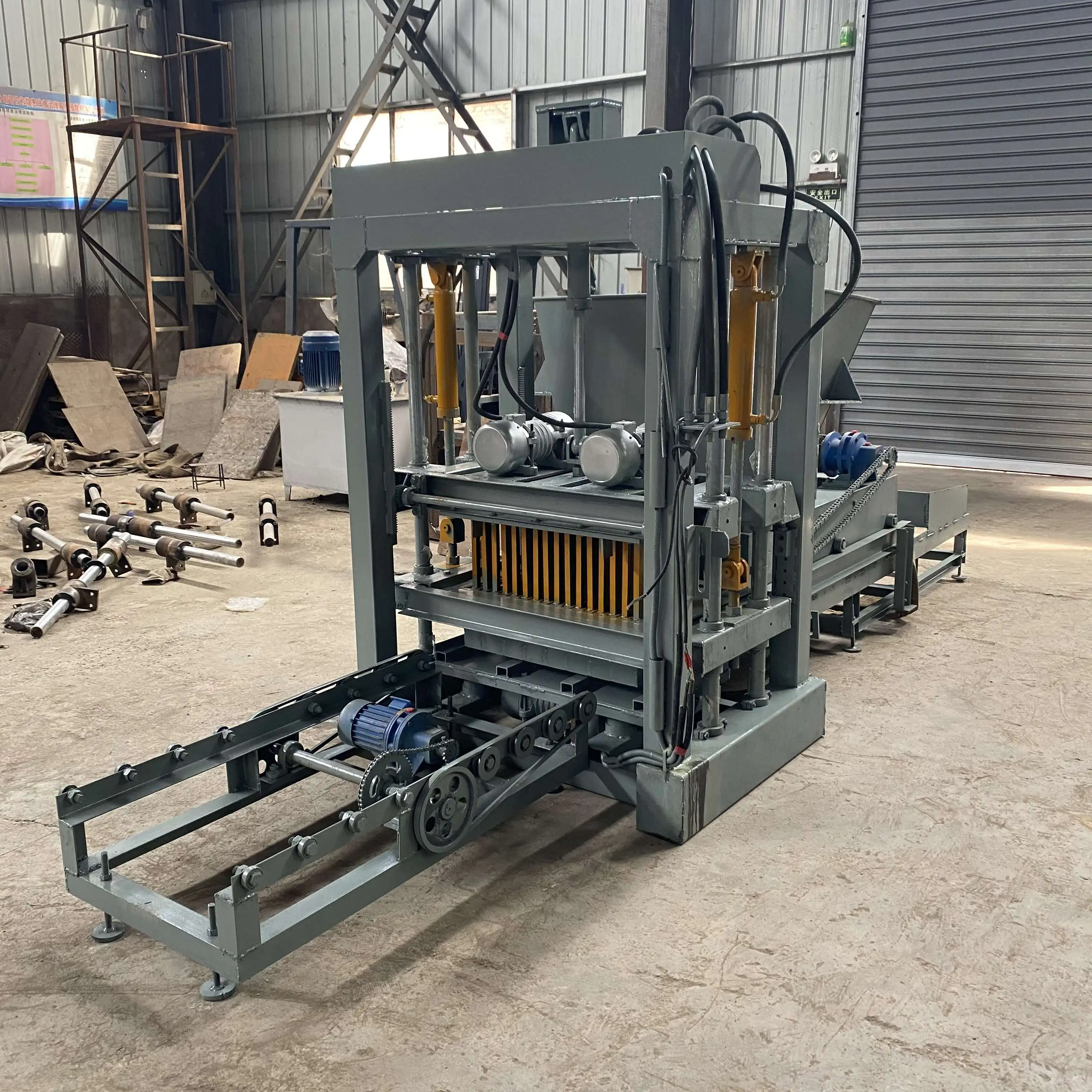 Mombasa Automatic Block Brick Making Machine 380V Paving Brick Molding ...
