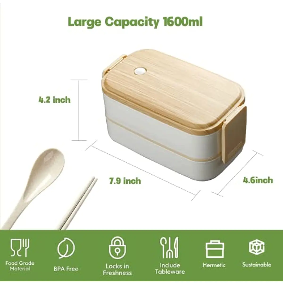 All-in-1 Stackable Japanese Bento Lunch Box Food Compartments| Alibaba.com