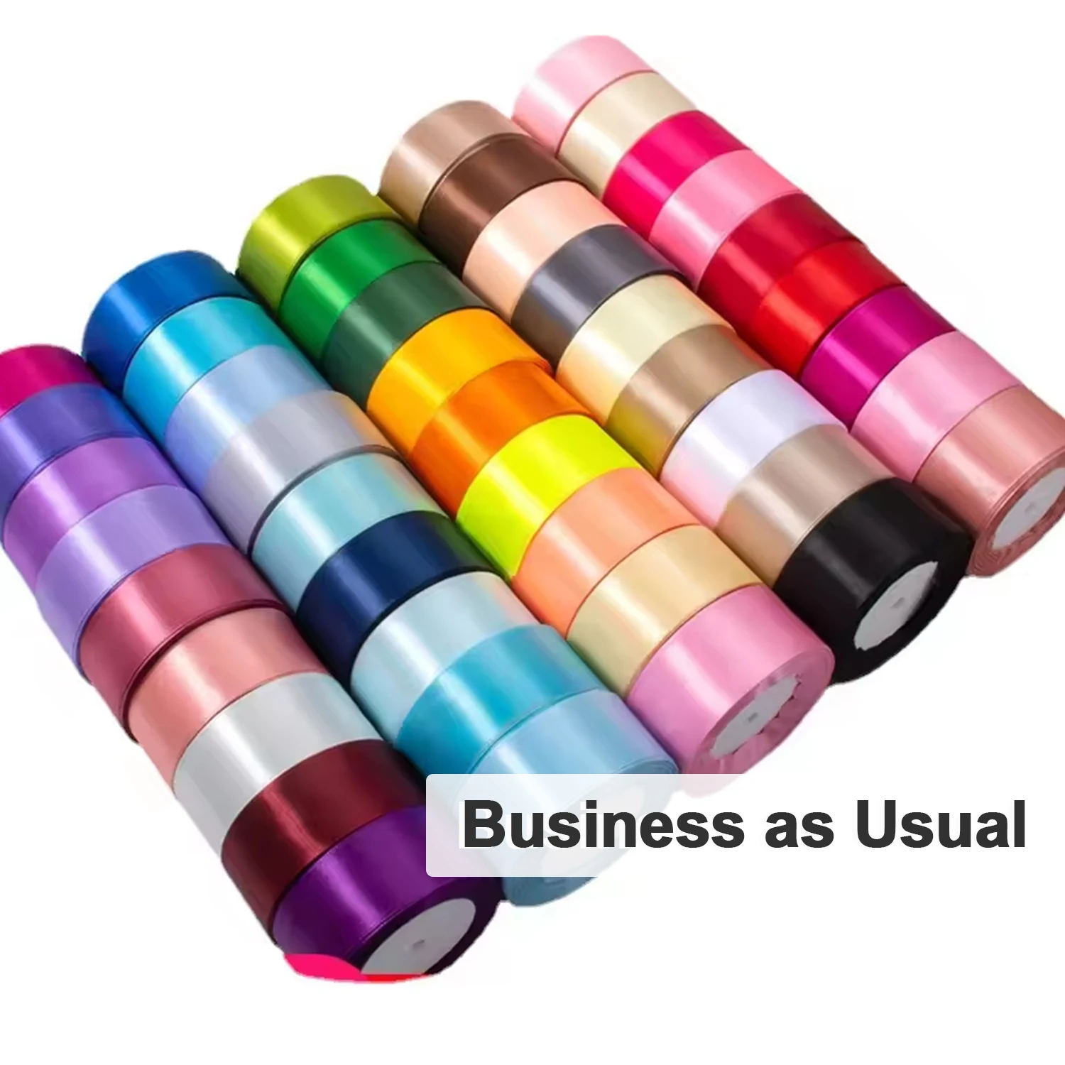 Luxury Custom 4cm 25y Ribbon Roll Wholesale Gift Packing 196 Colors ...