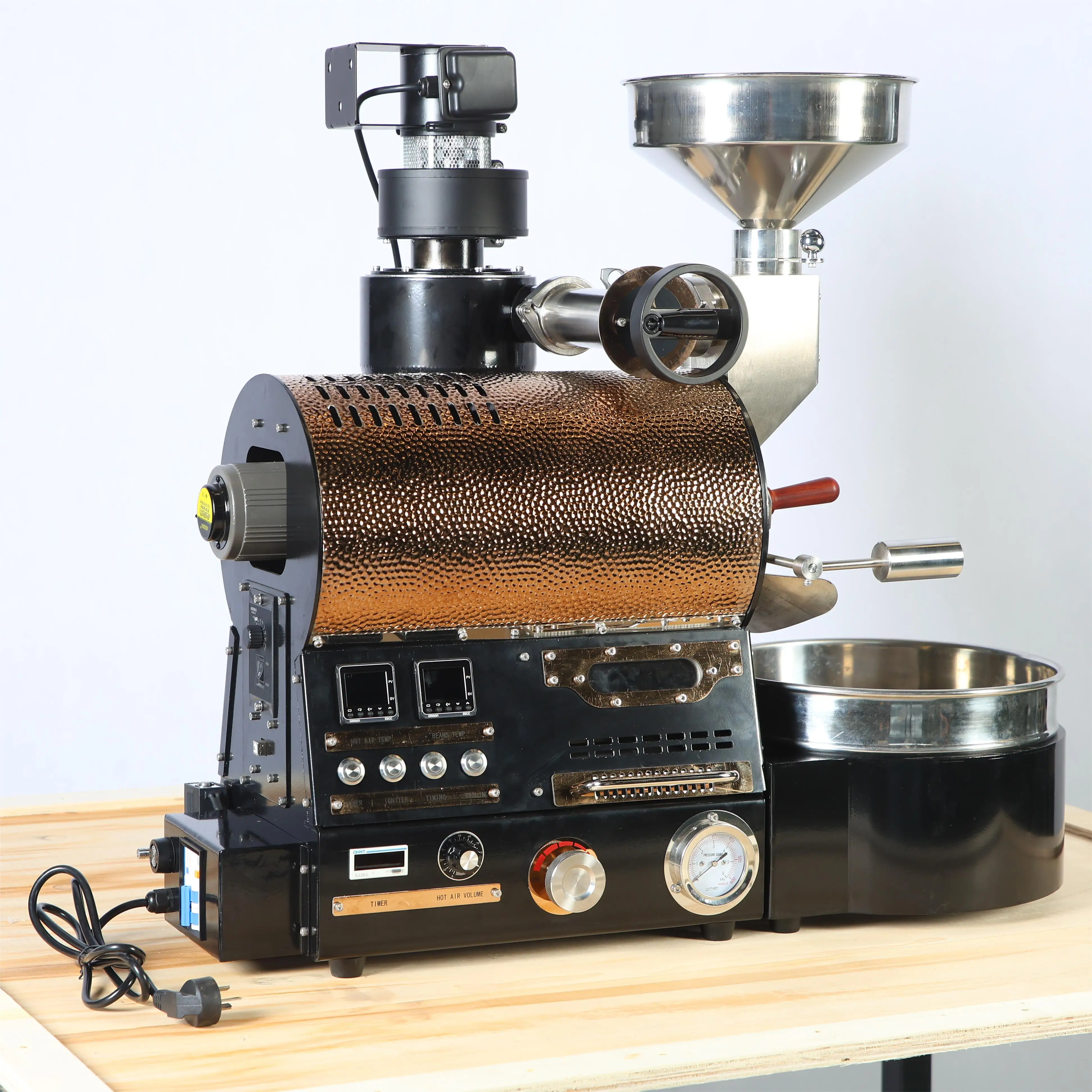 Wintop 600g Manual Sample Hot Air Gas Coffee Beans Roaster Machine For ...