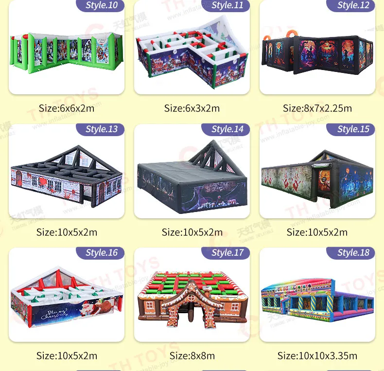 Inflatable Maze Game - Ultimate Outdoor Fun for All Ages
