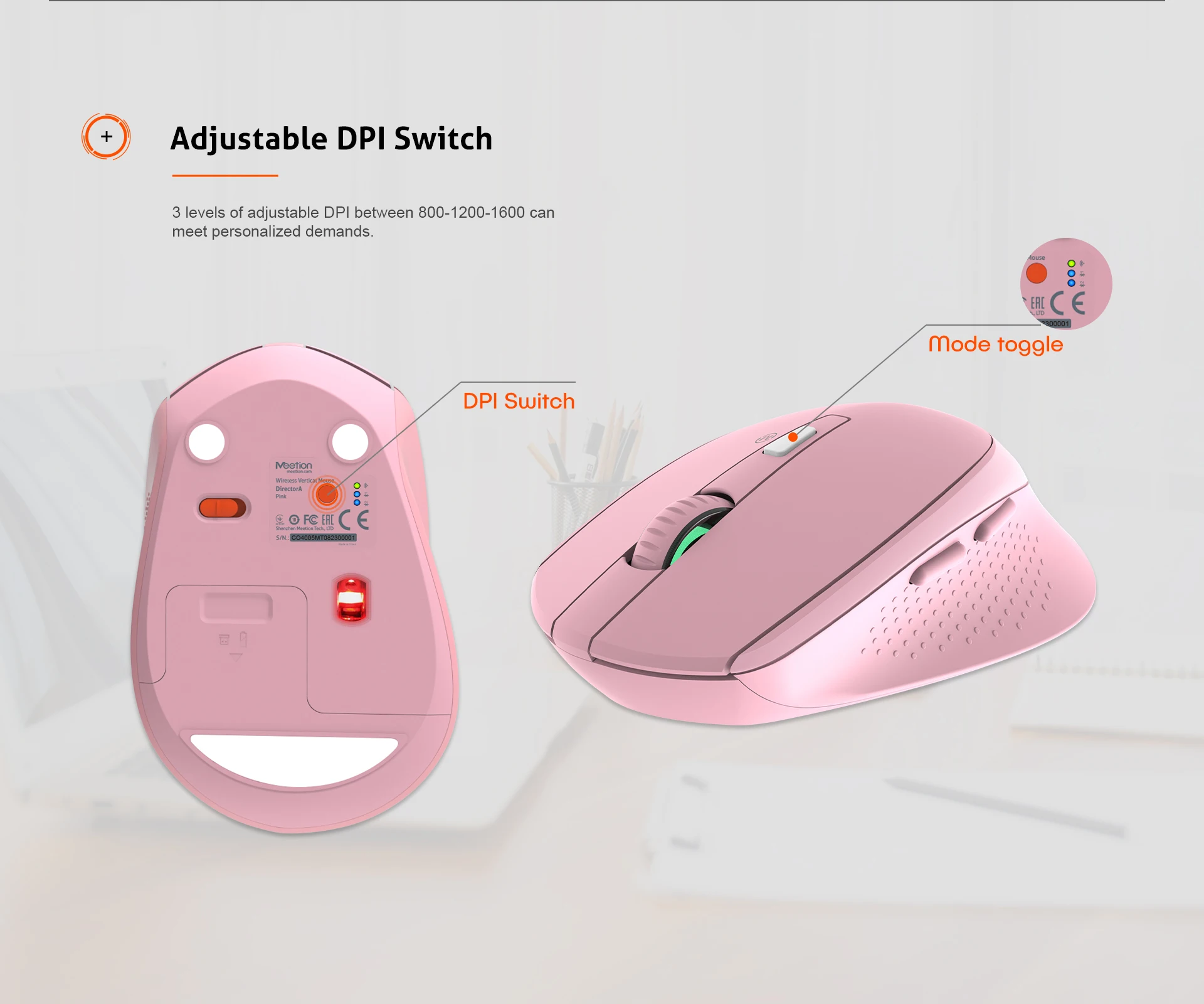 Meetion Directora Wireless Mouse Keyboard With Wrist Rest Bt1 Bt2 2.4g Wireless Dpl Switch ...