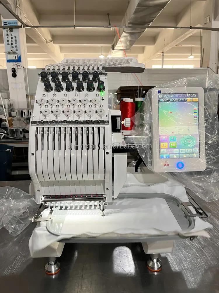 Cheap 9/12/15 Color Mini Single Head Computerized Embroidery Machine ...