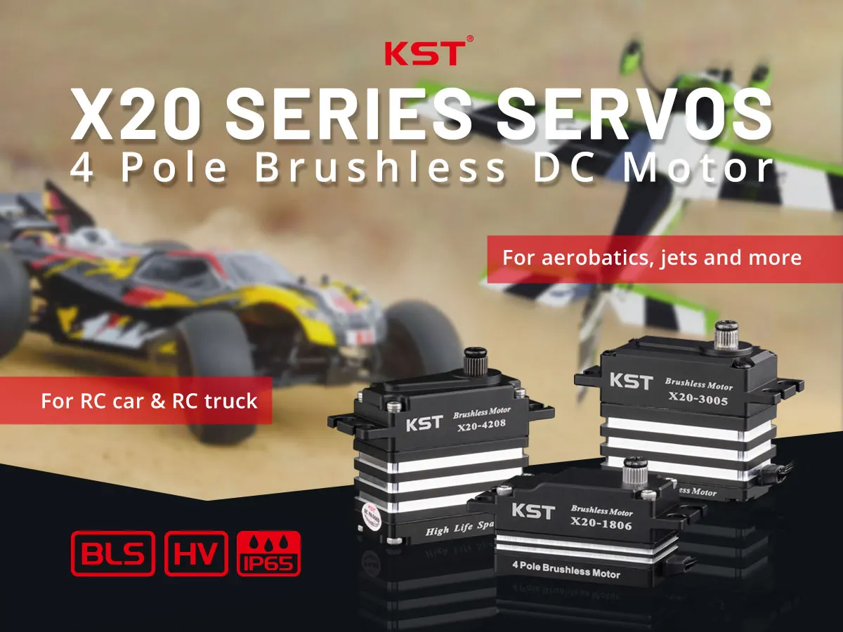 KST X20-1806 Digital Servo - High Performance & Low Profile