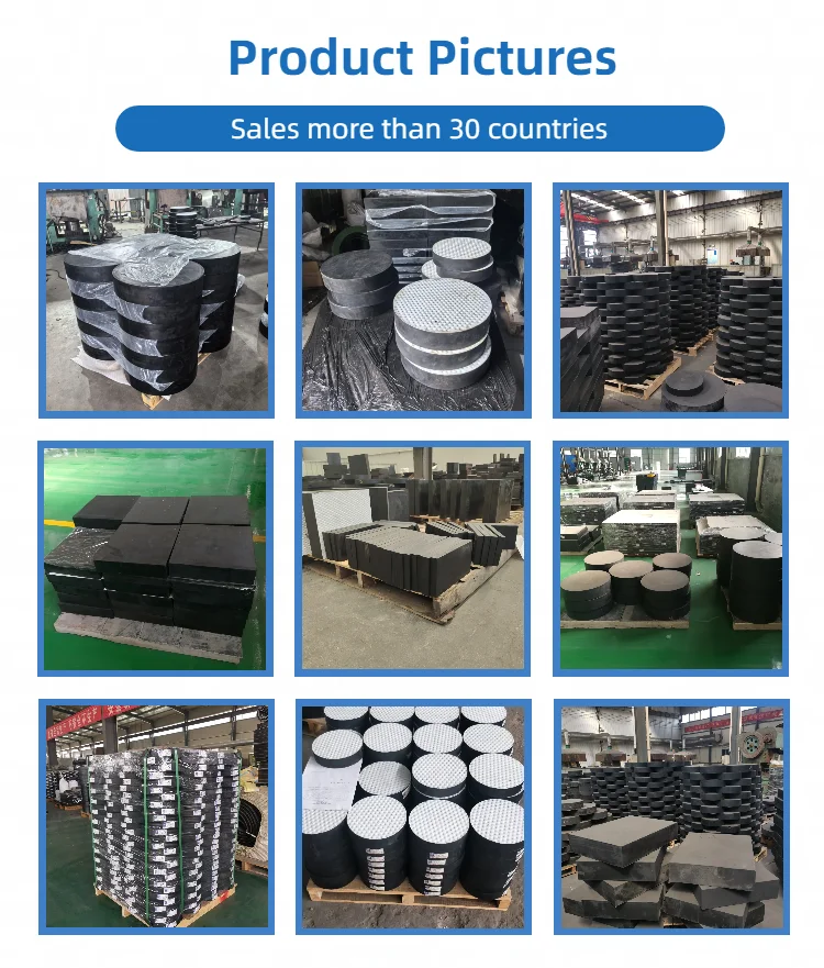Rubber Elastomeric Bridge Bearing Plate Type Rubber Bridge Bearing ...
