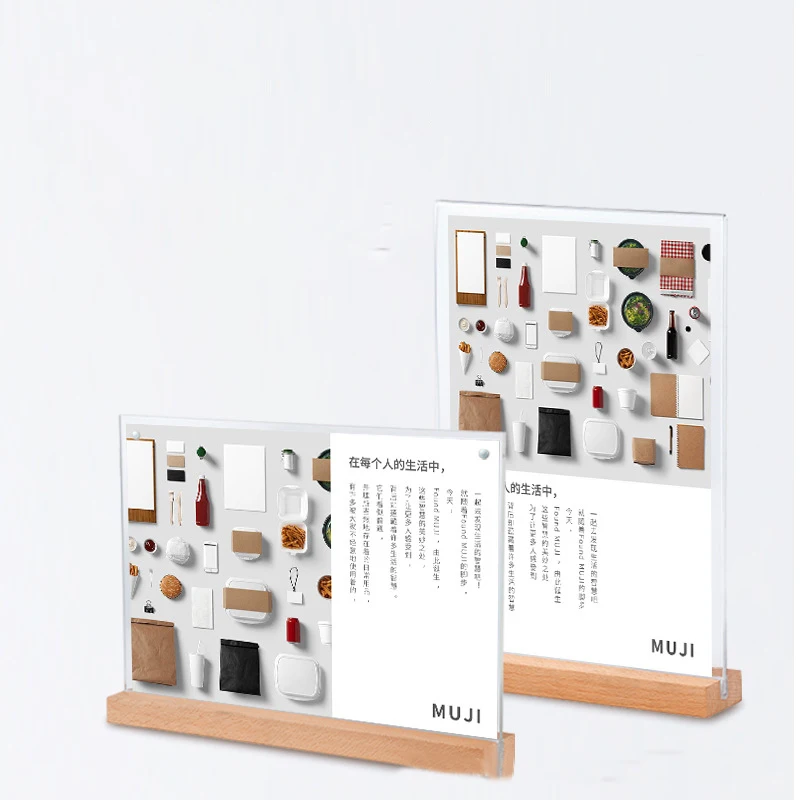 Wholesale Table Sign A4 Acrylic Decca Display Stand Table Card A5 Brand ...