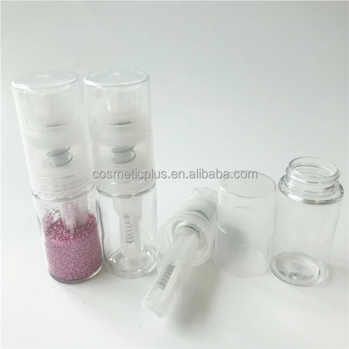 Mini Edible Cake Spray Plastic Round Shimmering Powder Bottle 14ml