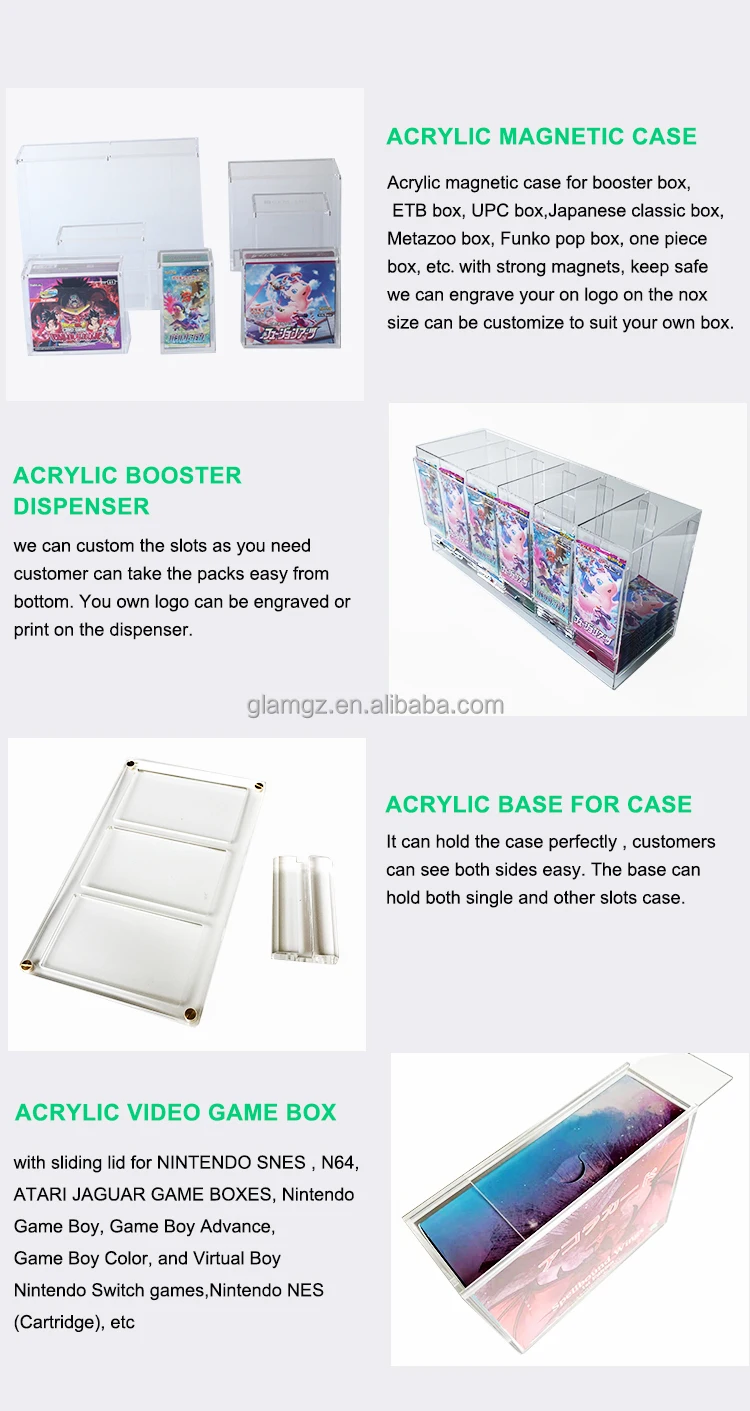 Custom Magnetic Upc Tcg Storage - Eco-Friendly Display Case