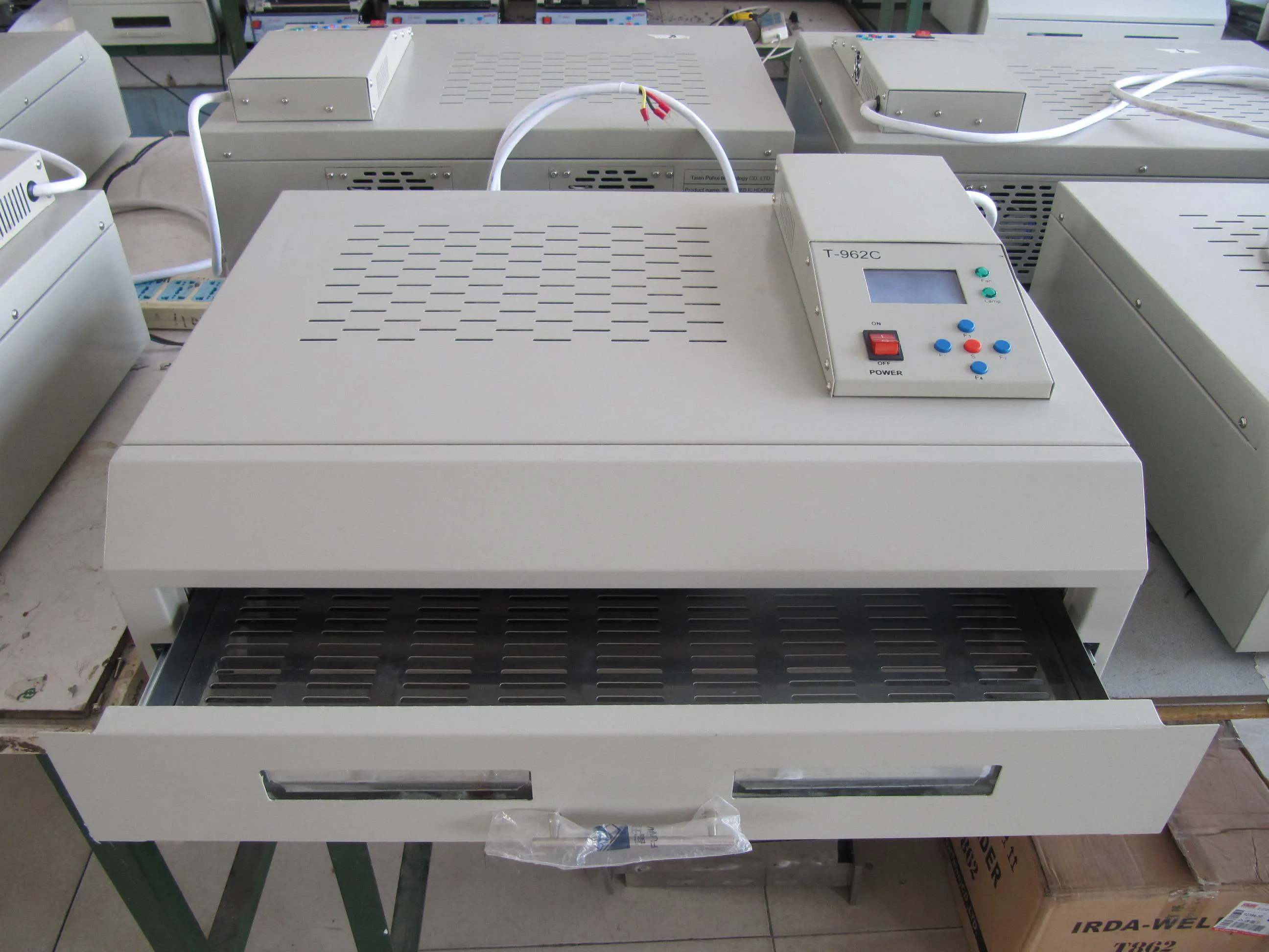 PCB Smt Reflow Oven T-961 Infrared Hot Air Convection Channel Mini ...