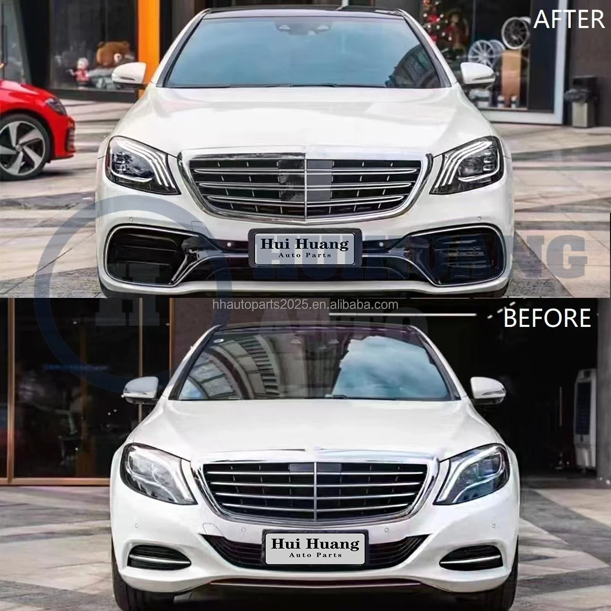 Complete Set Bumpers Body Kit for Mercedes Benz S Class W222 2014-2017 ...
