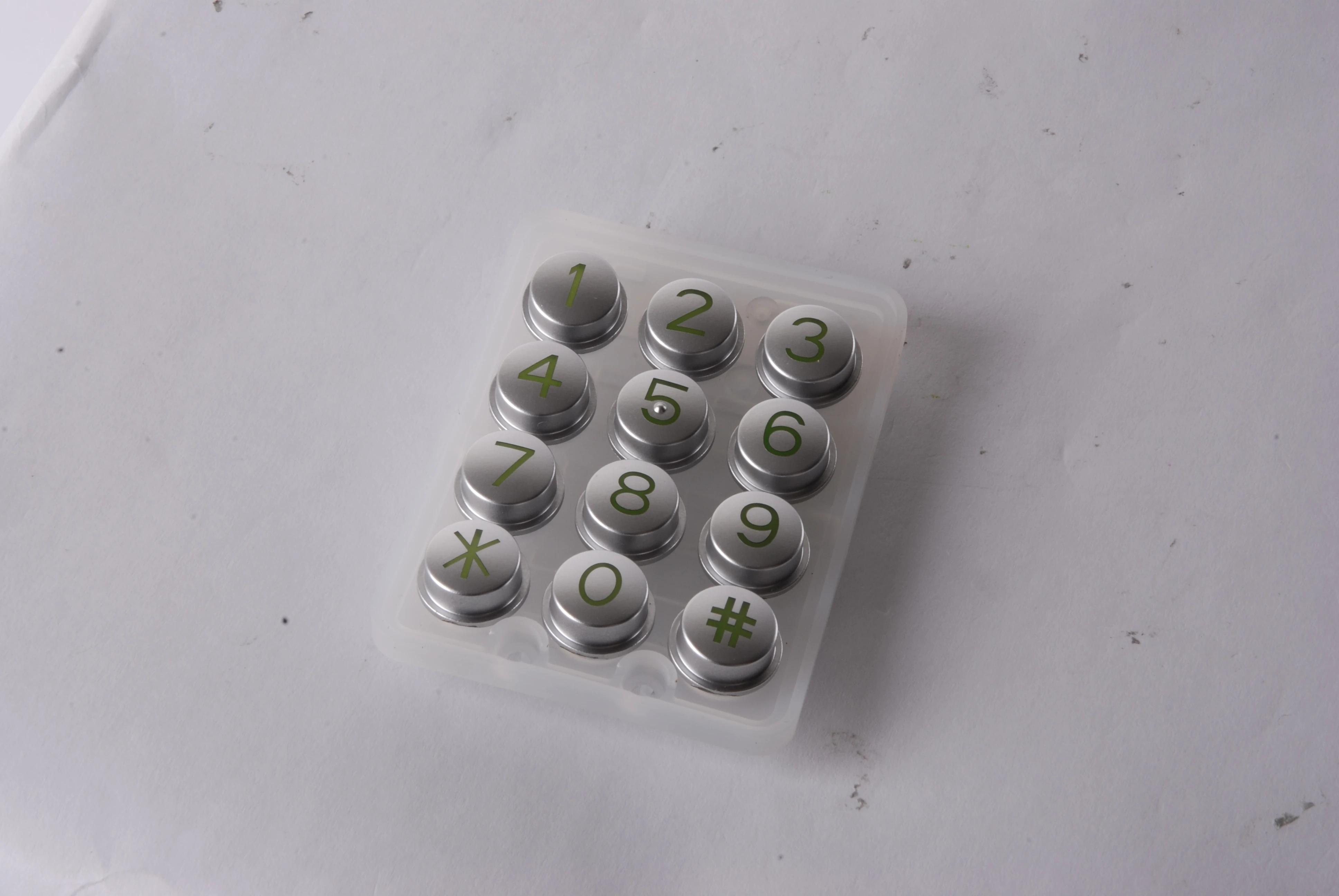 Customized Mechanical Button Control Panel Waterproof Rubber Numeric ...